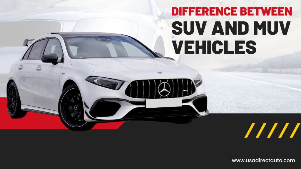 Difference Between SUV And MUV Vehicles