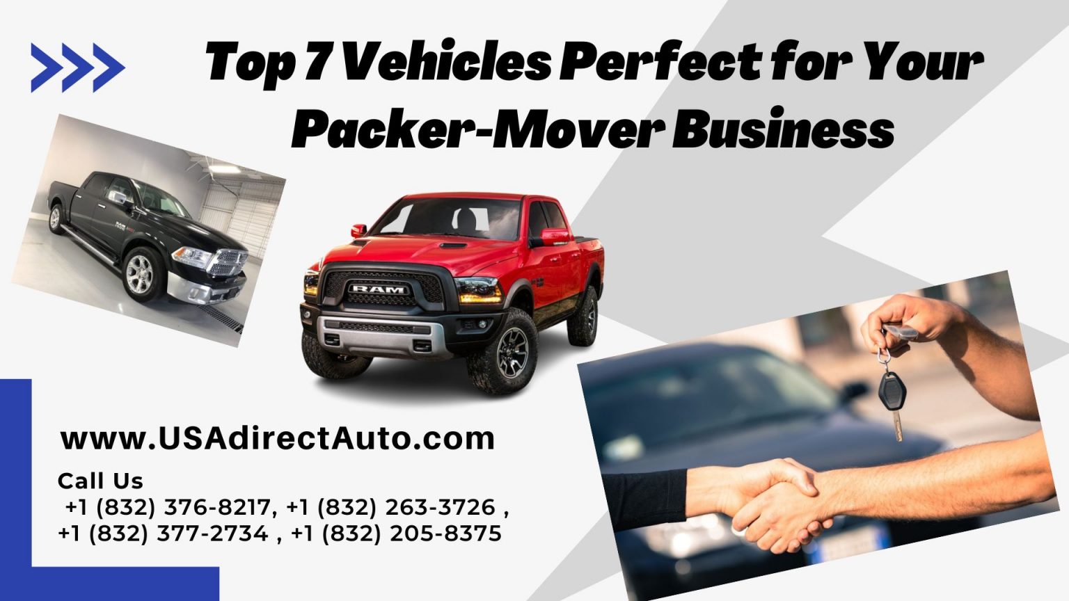 Top 7 Vehicles Perfect For Your Packer-Mover Business
